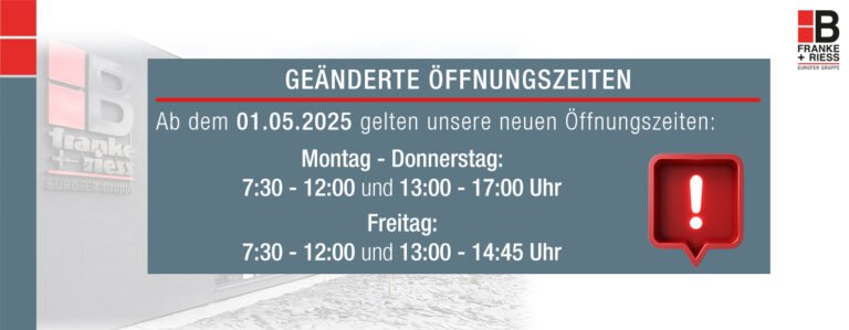 Türen, Baubeschläge und mehr - Franke & Riess Koblenz - Ihr Fachhandel